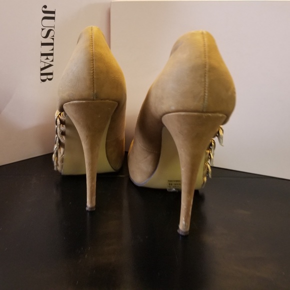 JustFab | Shoes | Tan Suede Pumps | Poshmark